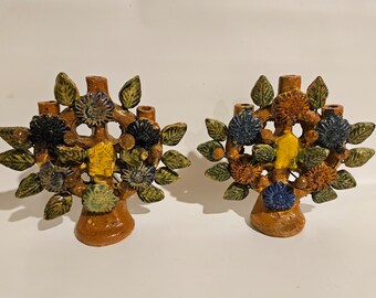 CLAY TREE of LIFE, 100% Handmade, Colorful Mexican Folk Art 14 - Etsy