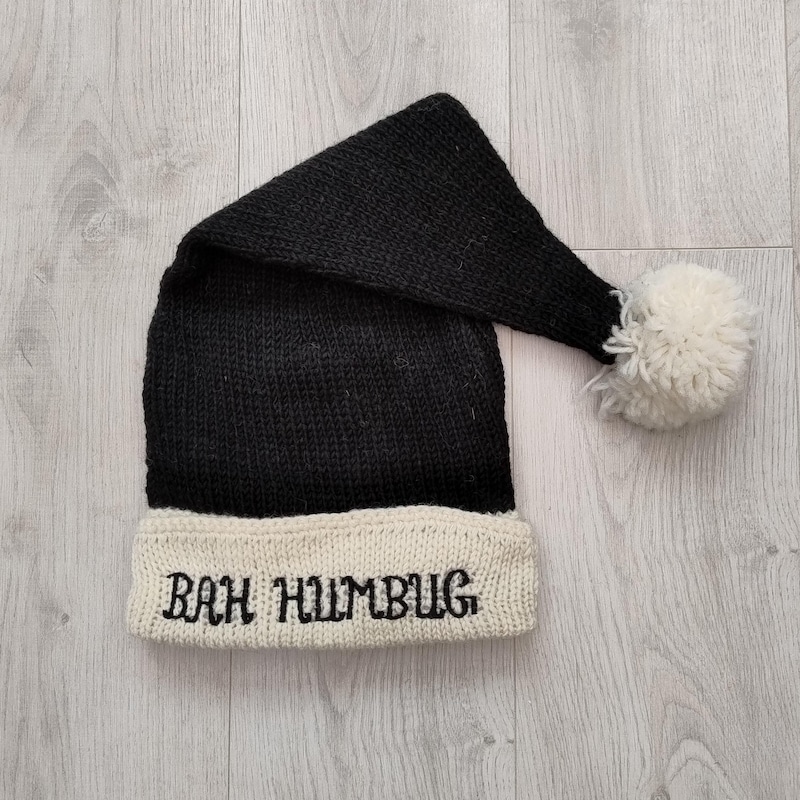 Long Purple Santa Hat - Etsy UK