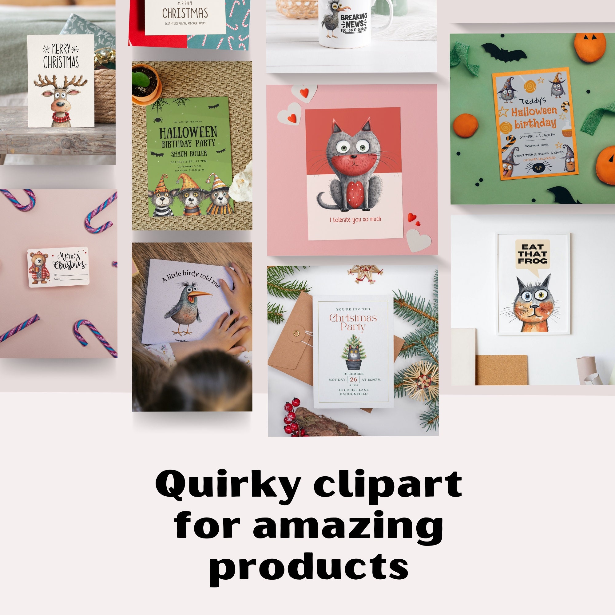 Void Cat Face Clipart Set Cute Cat Illustrations Cat Clipart PNG ...