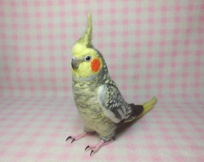 Cockatiel :wool Parakeetstuffed Animals - Etsy