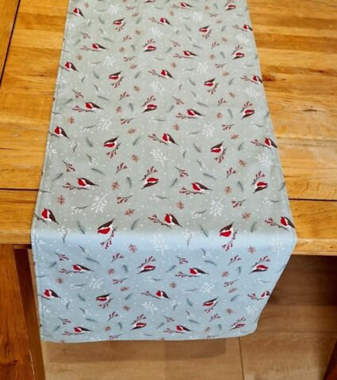 Christmas Robin Table Runner Robin Table Runner Christmas - Etsy UK