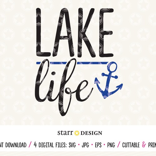 Boat Life SVG Lake File Digital File Digital Download File - Etsy