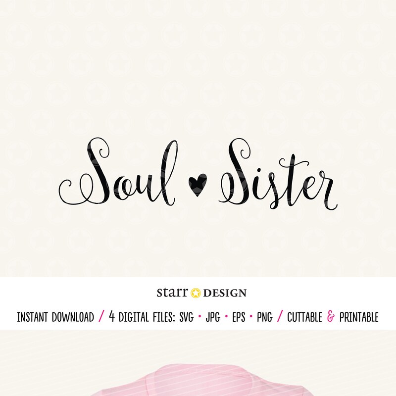Soul Sister Svg - Etsy