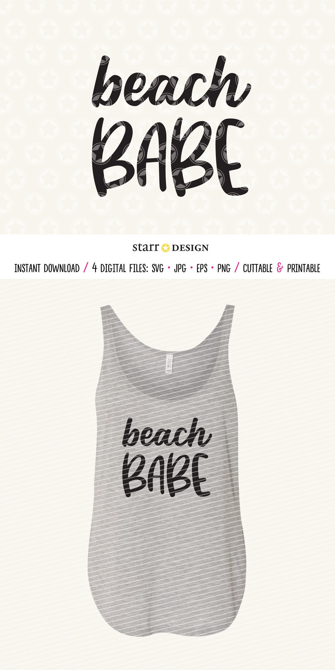 Beach Babe Svg, Beach Svg, Digital File, Summer Svg, Beach File ...