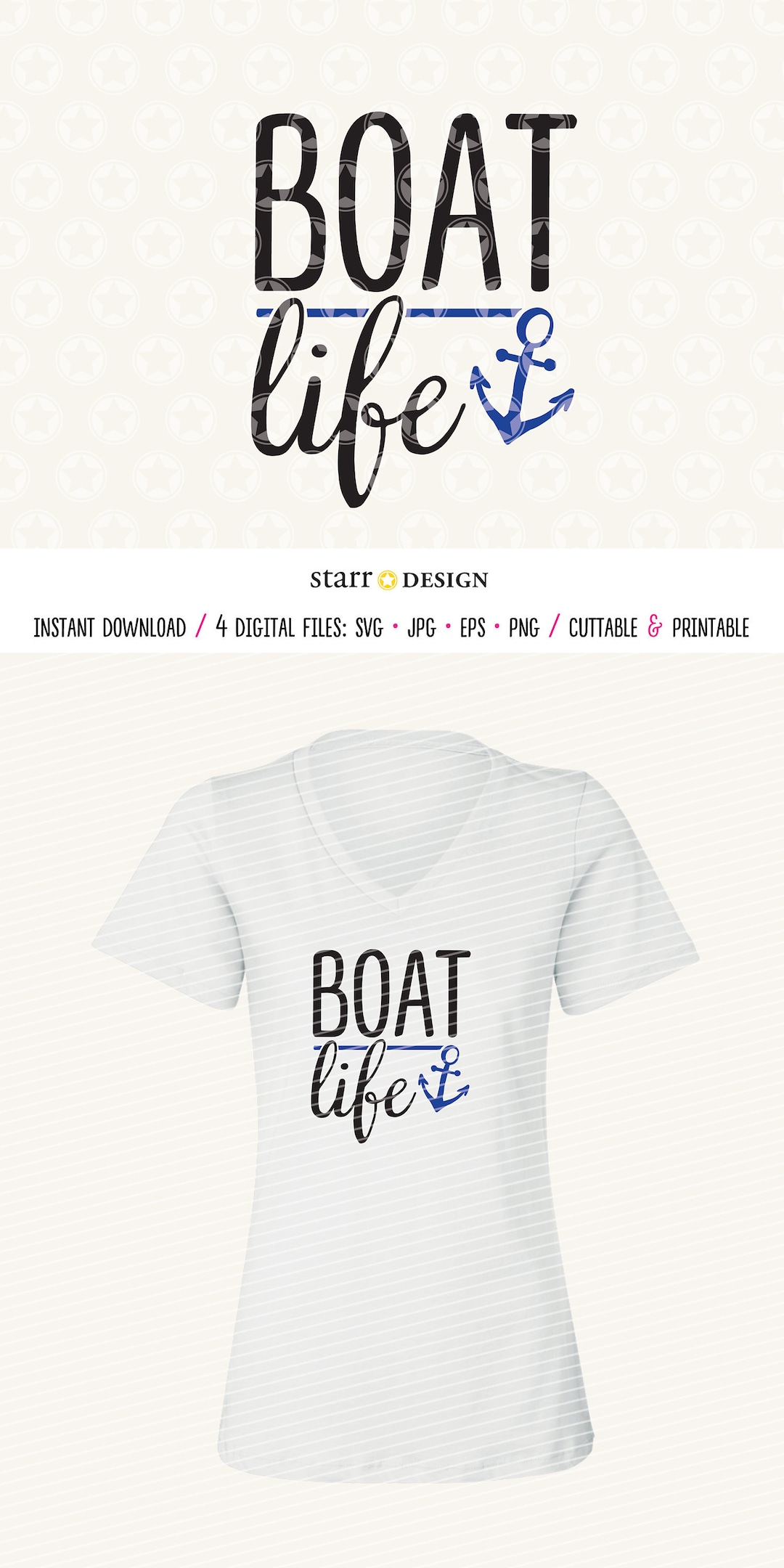Boat Life SVG, Lake File Digital File, Digital Download File for Cricut ...