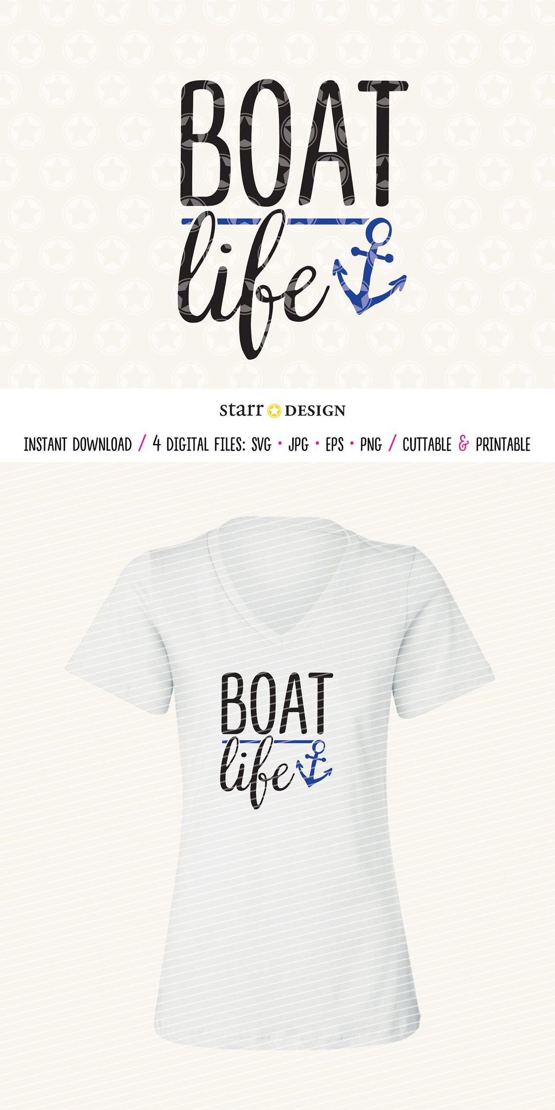Boat Life SVG Lake File Digital File Digital Download File - Etsy