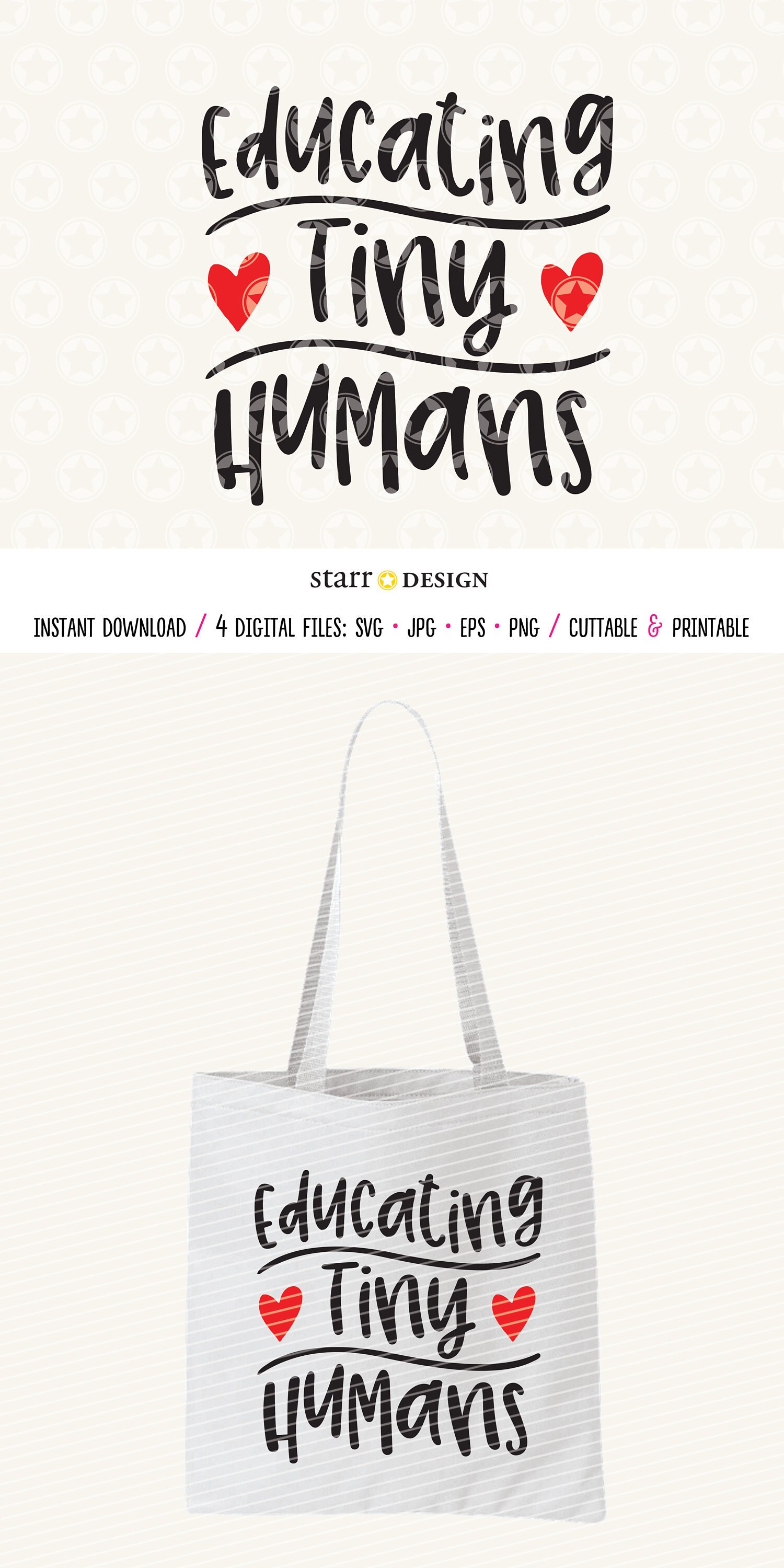 Teacher svg Teaching SVG Educating Tiny Humans Svg Cut | Etsy