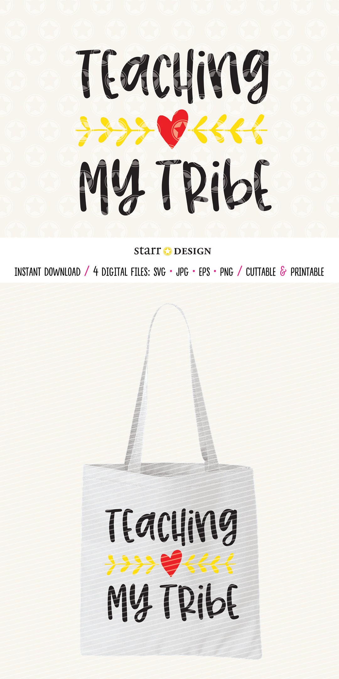 Teacher Svg, Teaching SVG, Teaching My Tribe Svg, Cut File, Cricut File ...