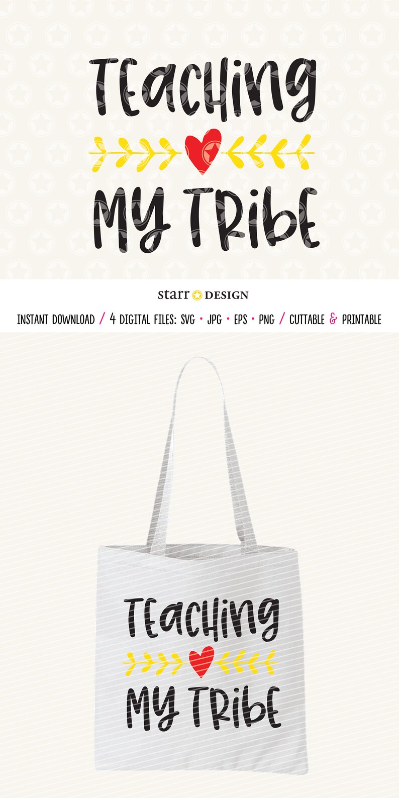 Teacher Svg Teaching SVG Teaching My Tribe Svg Cut File - Etsy