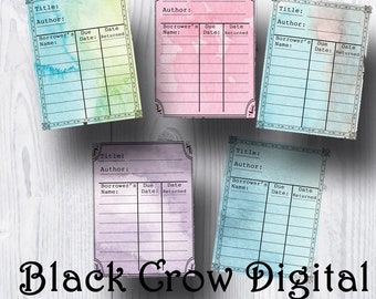 50 Goldenrod Yellow Library Cards - Etsy