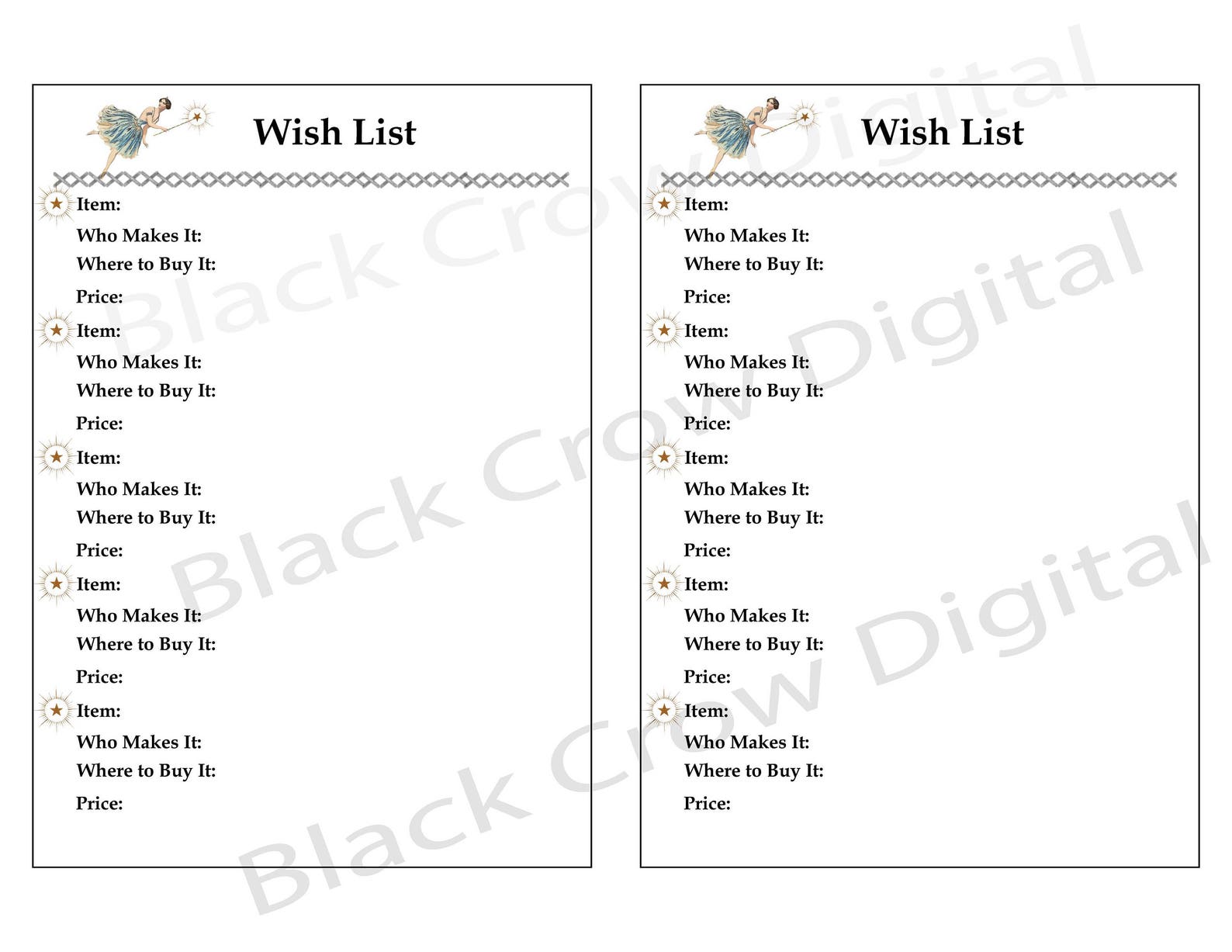 Cross Stitching Wish List; Printable; Pattern, Cross Stitch, Supplies ...