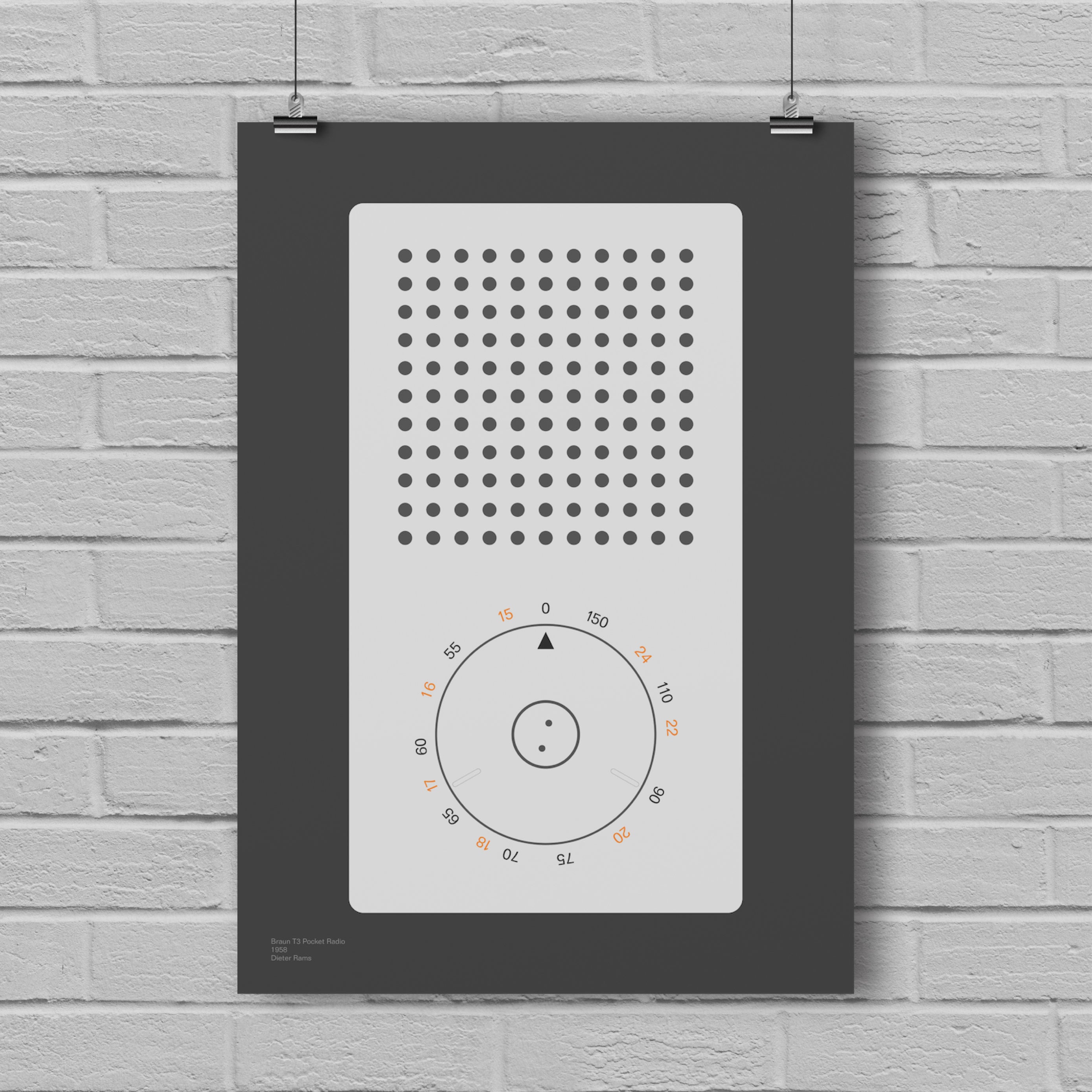 Braun T3 Pocket Radio Graphic Design Giclée Print - Etsy