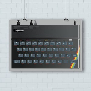 Sinclair ZX Spectrum 48K Graphic Design Giclée Print - Etsy