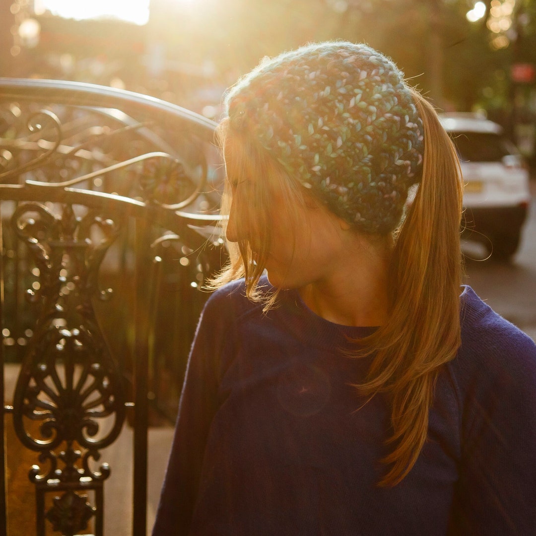 Messy Bun Snake Hand Knitted 100% Merino Wool - Etsy