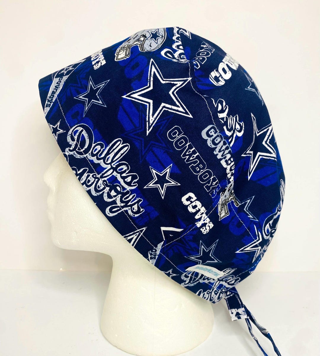Dallas Cowboys NFL Scrub Cap: Unisex Cotton Surgical Hat - Etsy