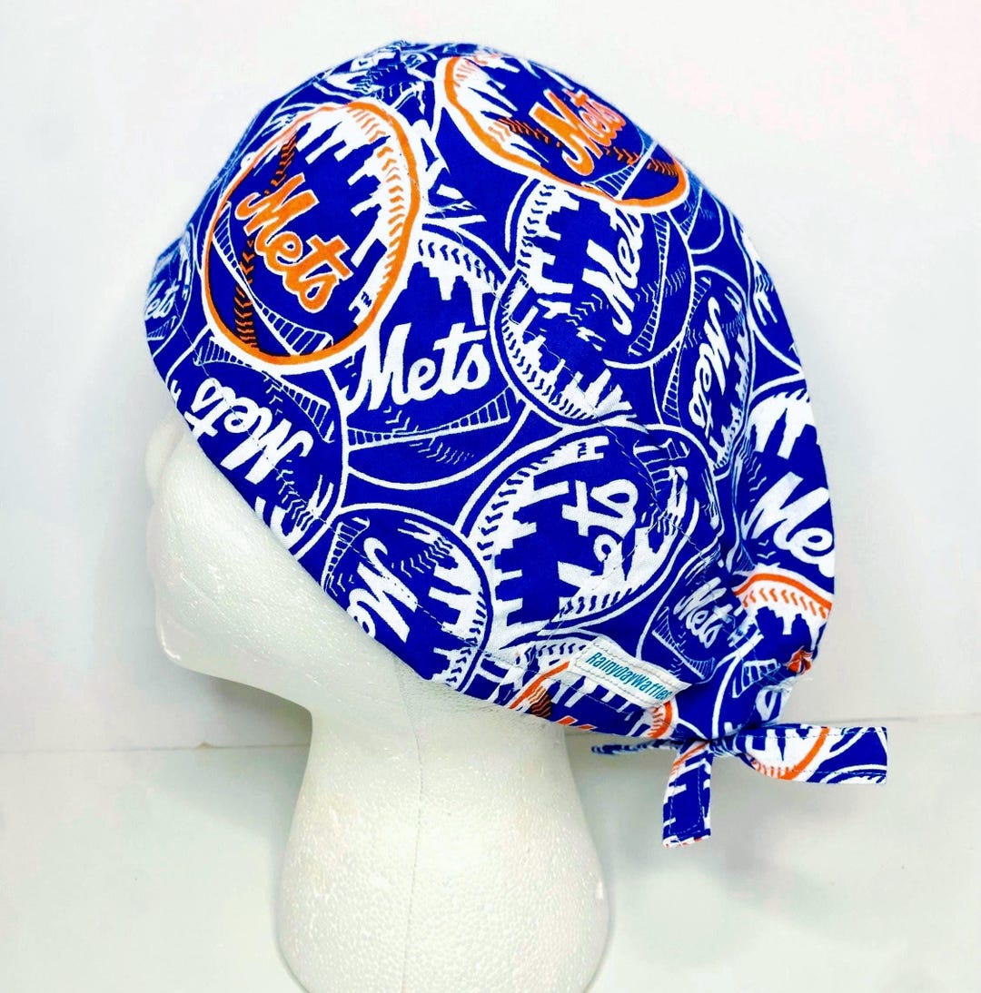 New York Mets Scrub Cap: MLB Unisex Cotton Scrub Hat - Etsy