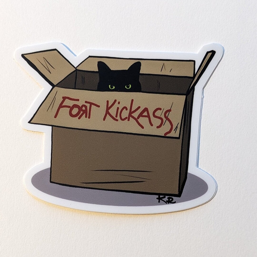 Fort Kickass Vinyl Sticker - Etsy