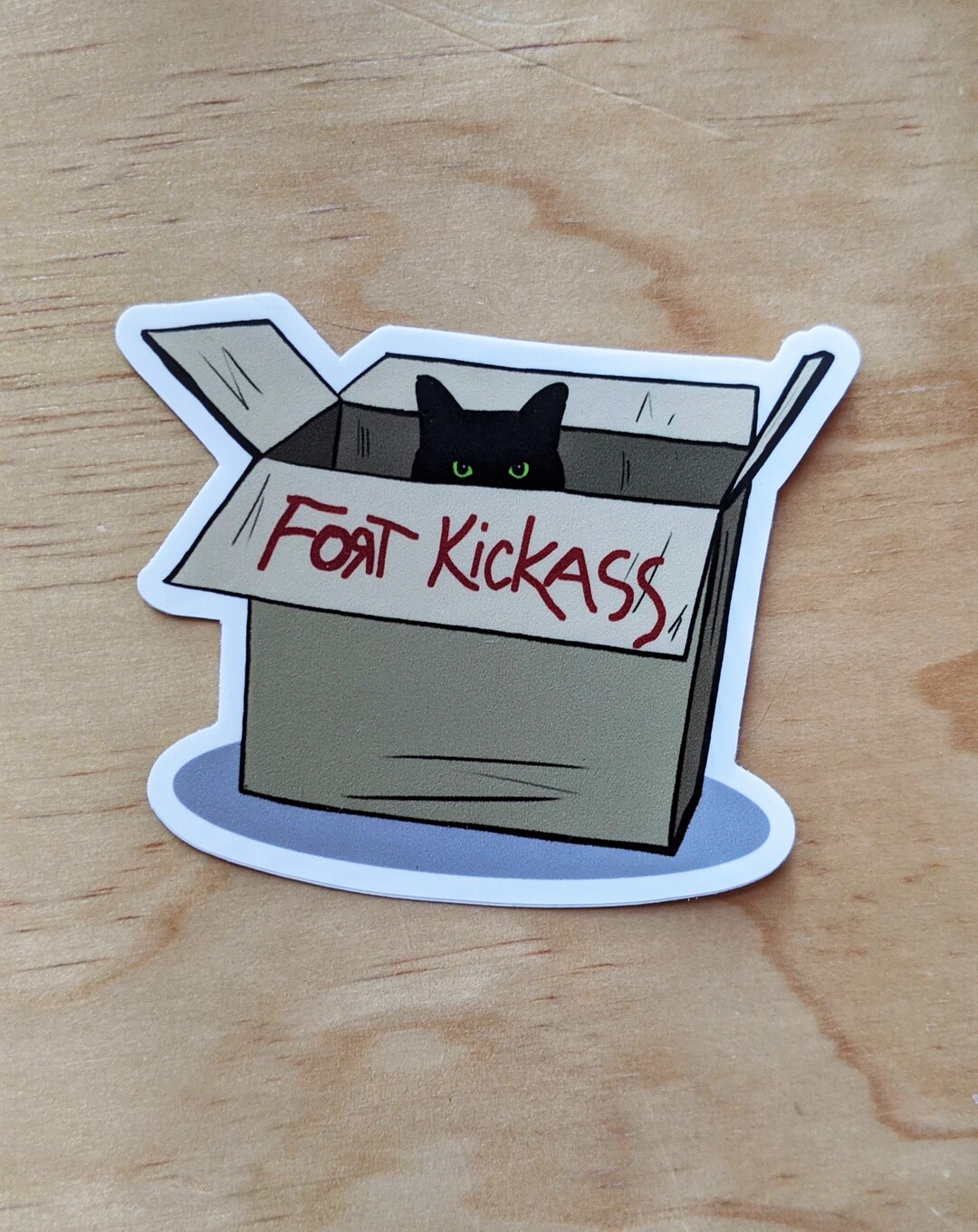Fort Kickass Vinyl Sticker - Etsy