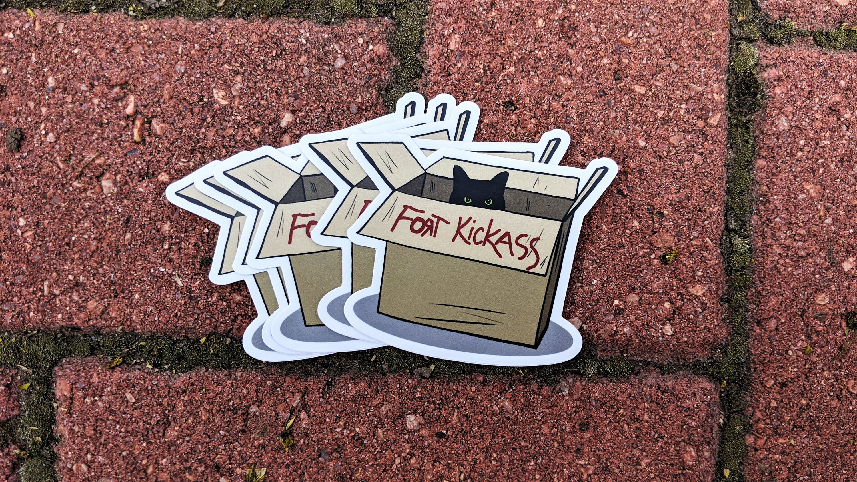 Fort Kickass Vinyl Sticker - Etsy