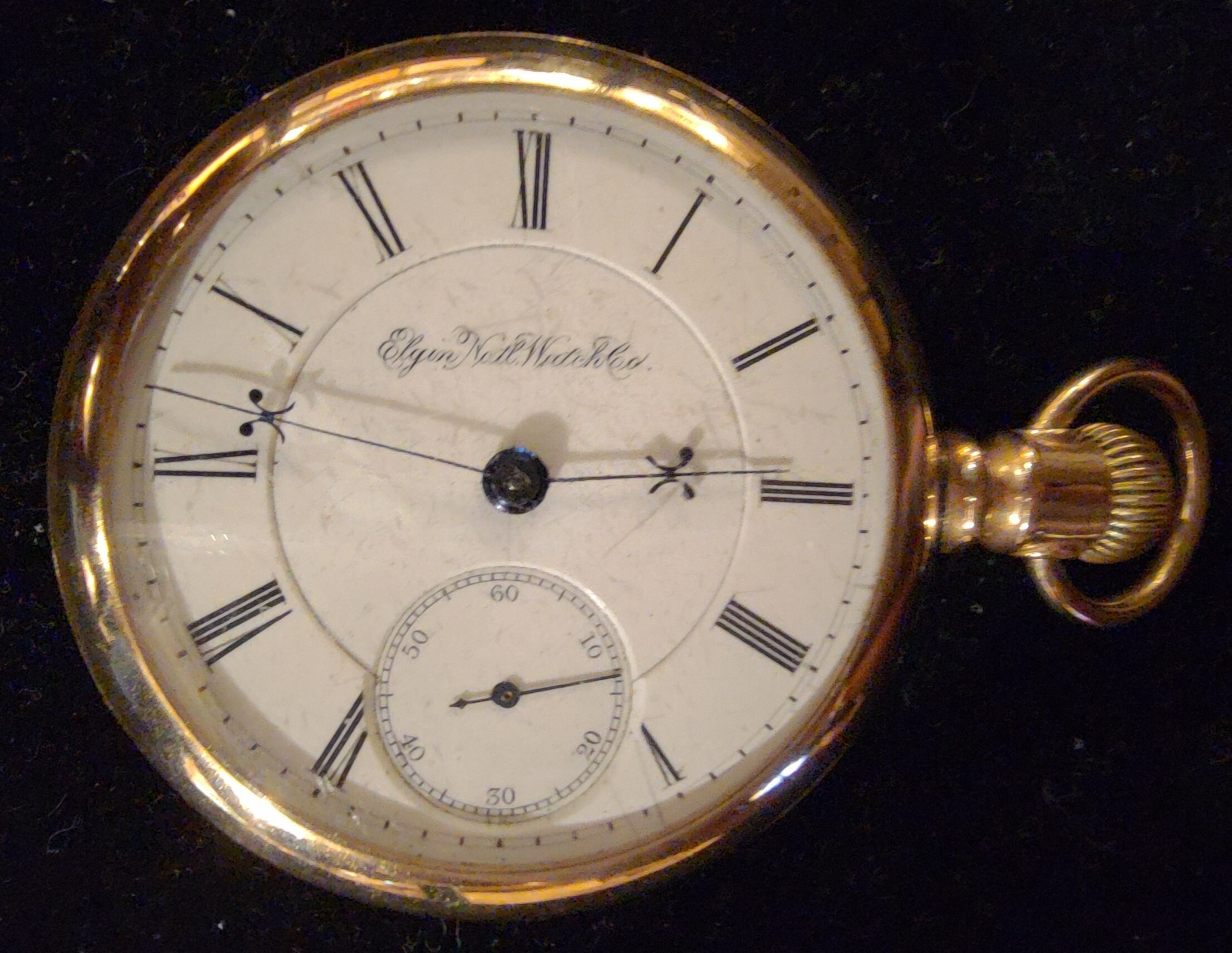 Elgin 1892 Gold Filled Pocket Watch: Perfect Condition - Etsy