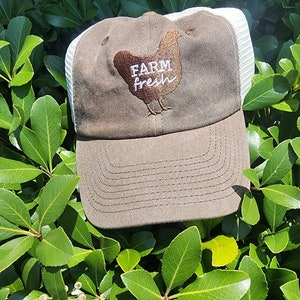 Chicken Hat, Farm Fresh Eggs, Hen Hat, Chicken Lady, Trucker Hat ...