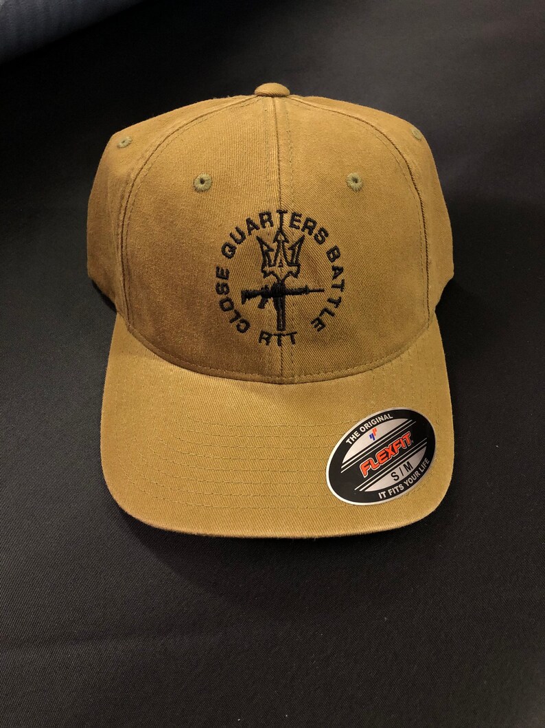 RTT Hat, CQB Hat, Close Quarters Battalion, Military Green Flexfit Ball ...