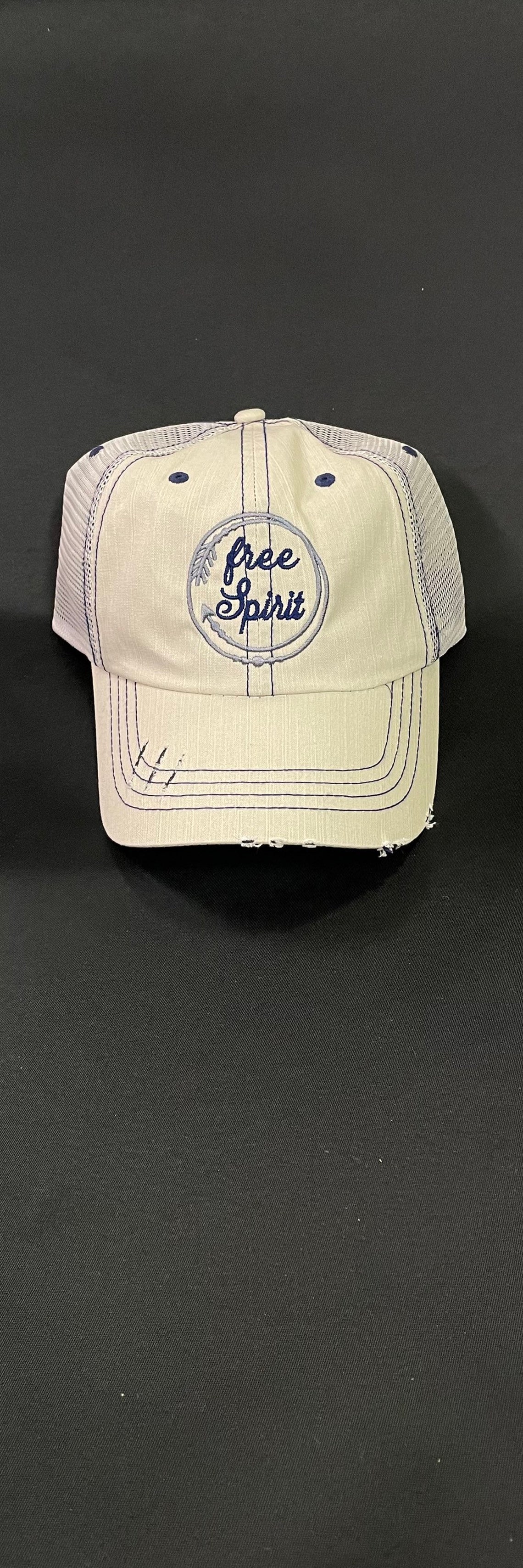 Free Spirit Hat Embroidered Hat Adjustable Baseball Cap - Etsy