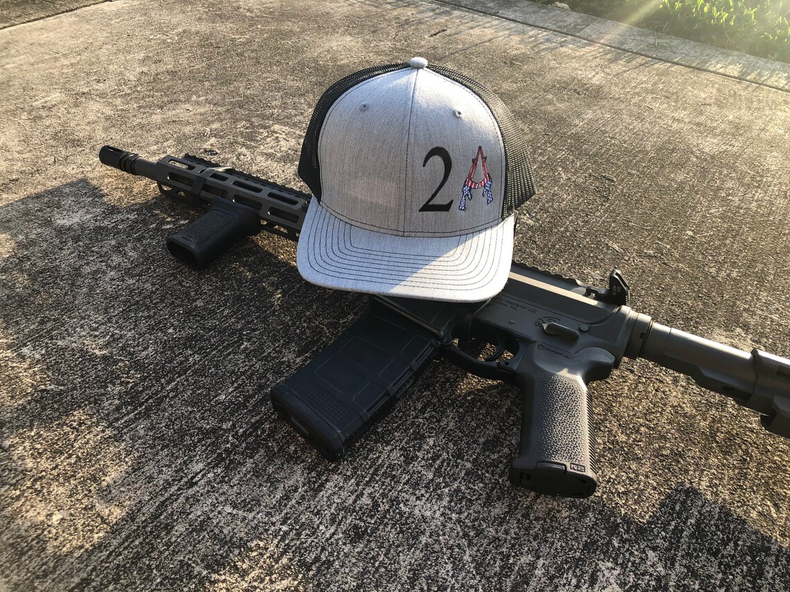 Second Amendment Hat 2 A Rifle Hat Patriotic Rifle Hat 112 | Etsy