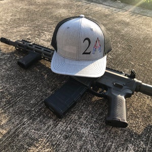 Second Amendment Hat, 2 A Rifle Hat, Patriotic Rifle Hat, Snapback ...