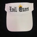 Evil Queen Visor Villain Hat Maleficent Not so Scary - Etsy