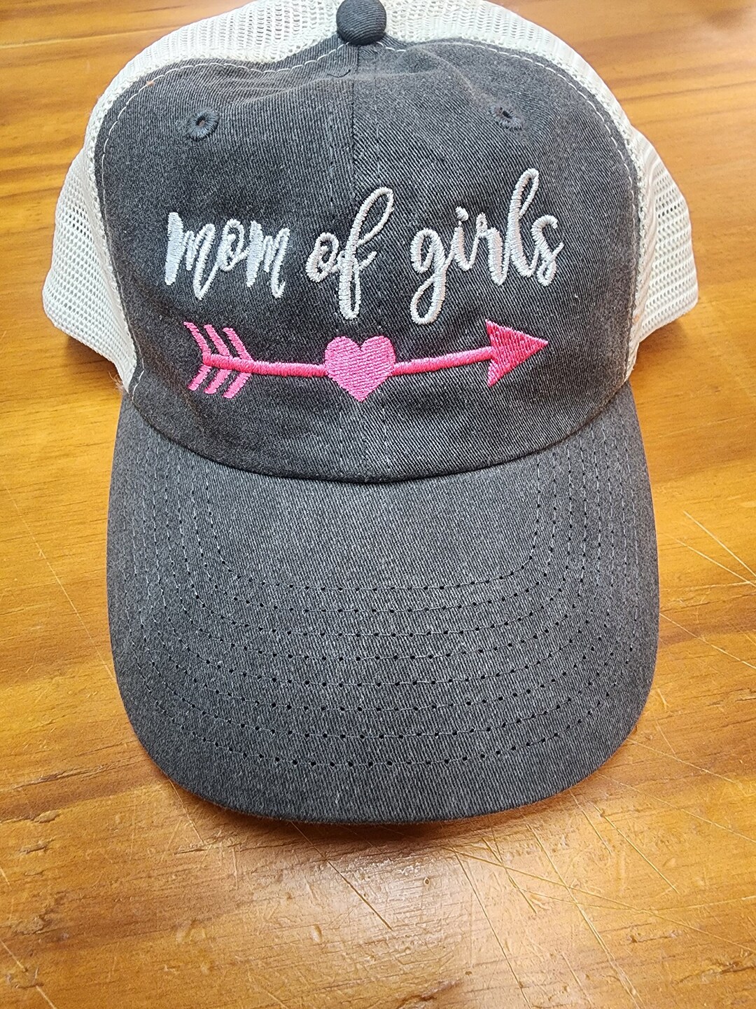 Mom of Girls Hat, Trucker Hat, Embroidered Hat, Mother's Day Gift ...