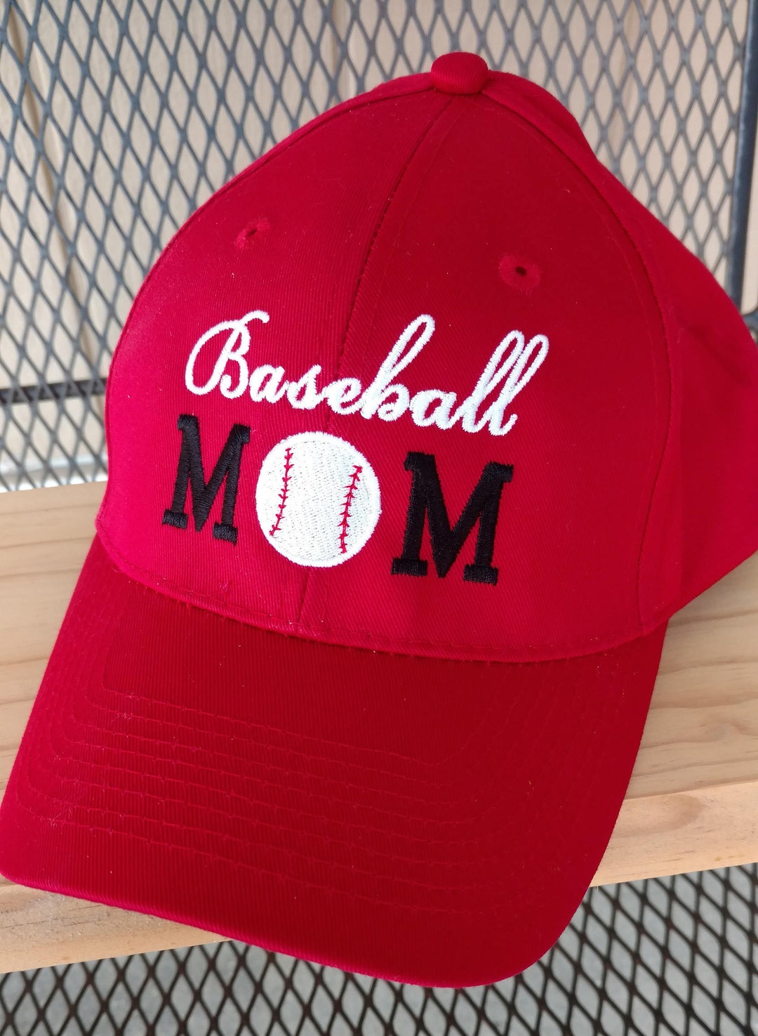 Baseball Mom Spring Ball Embroidered Hat Mother's Day - Etsy