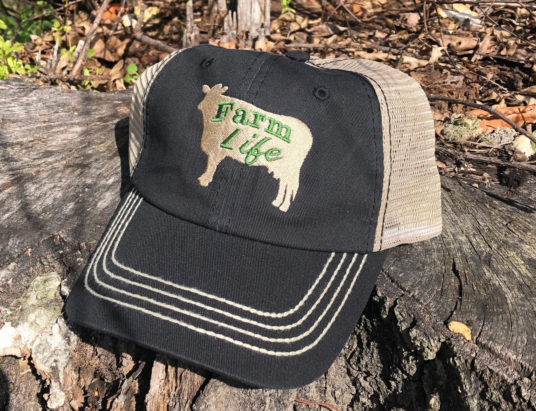 Cow Hat Heifer Hat Farm Hat Bovine Girl Embroidered Cow | Etsy