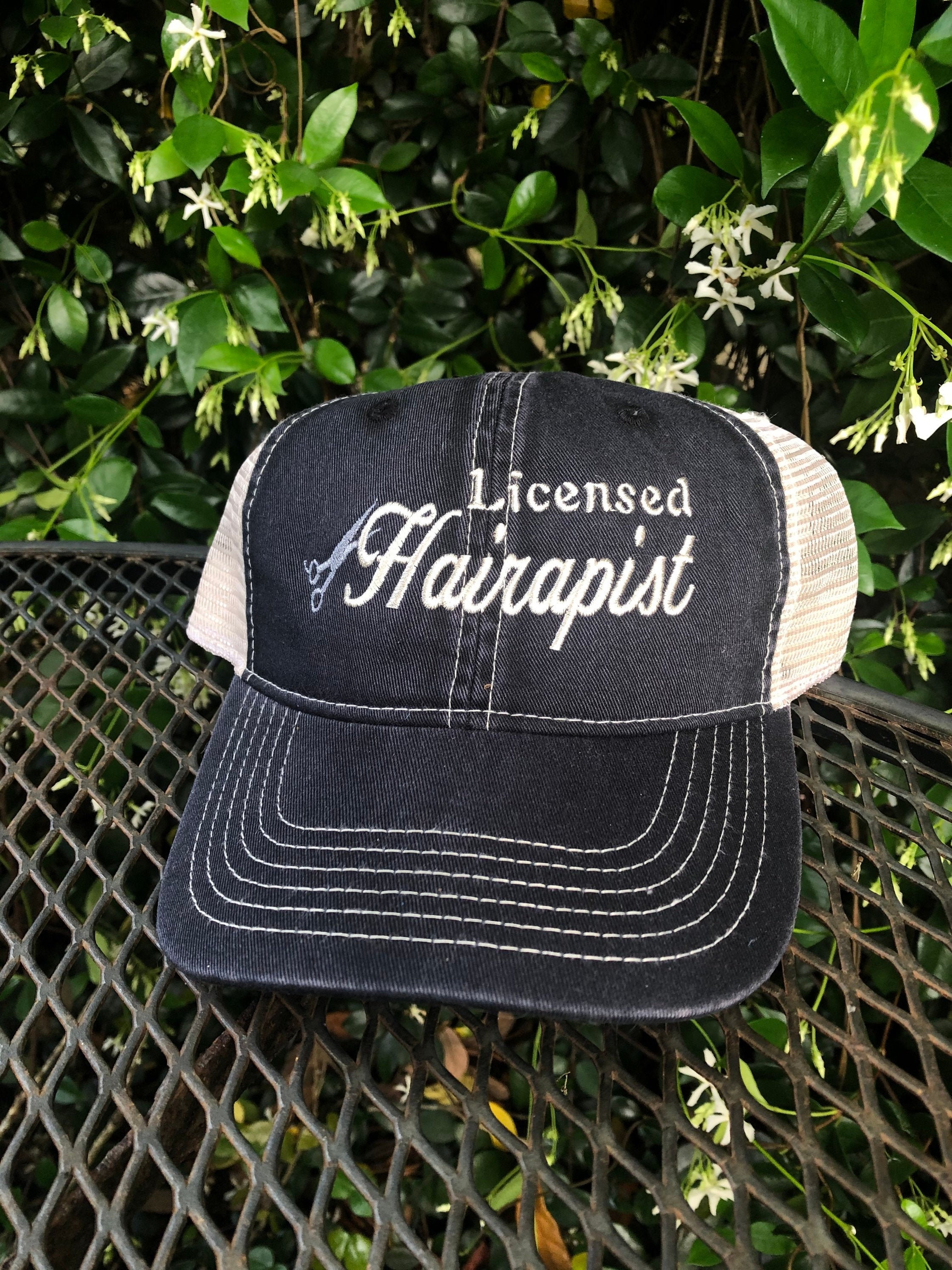 Licensed Hairapist Hair Stylist Hat Beautician Gift | Etsy