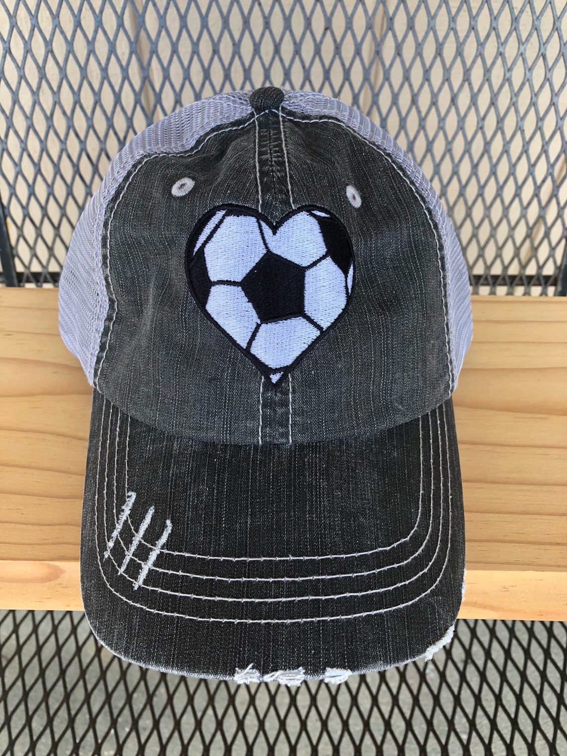 Soccer Hat Soccer Heart Love Soccer Soccer Mom Hat - Etsy