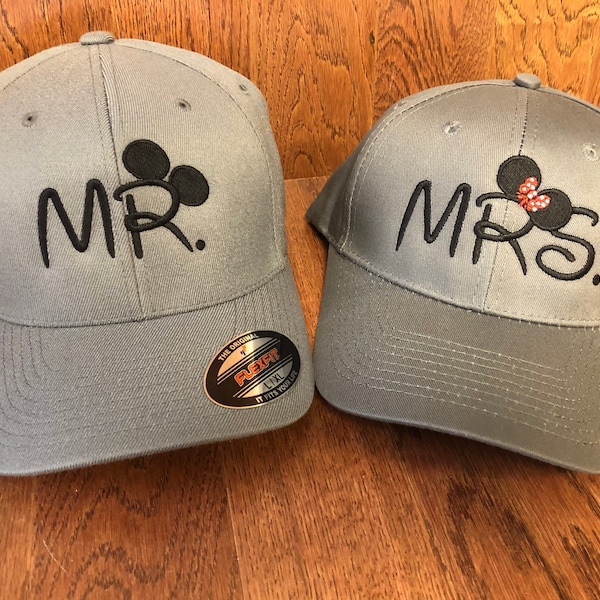 Mr and Mrs Baseball Hats - Etsy