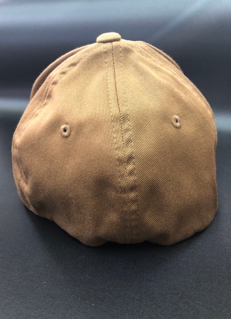 Coyote Brown Naval Command Hat, Khaki Flexfit Ball Cap, Type III ...