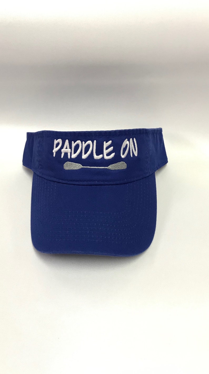 Paddle on Visor Kayaking Hat Adventure Awaits Kayaker Gift | Etsy