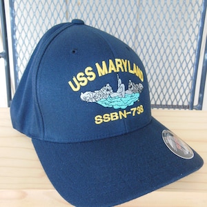Navy Submarine Command Hat, Flexfit Ball Cap, Boat Hat, Enlisted ...