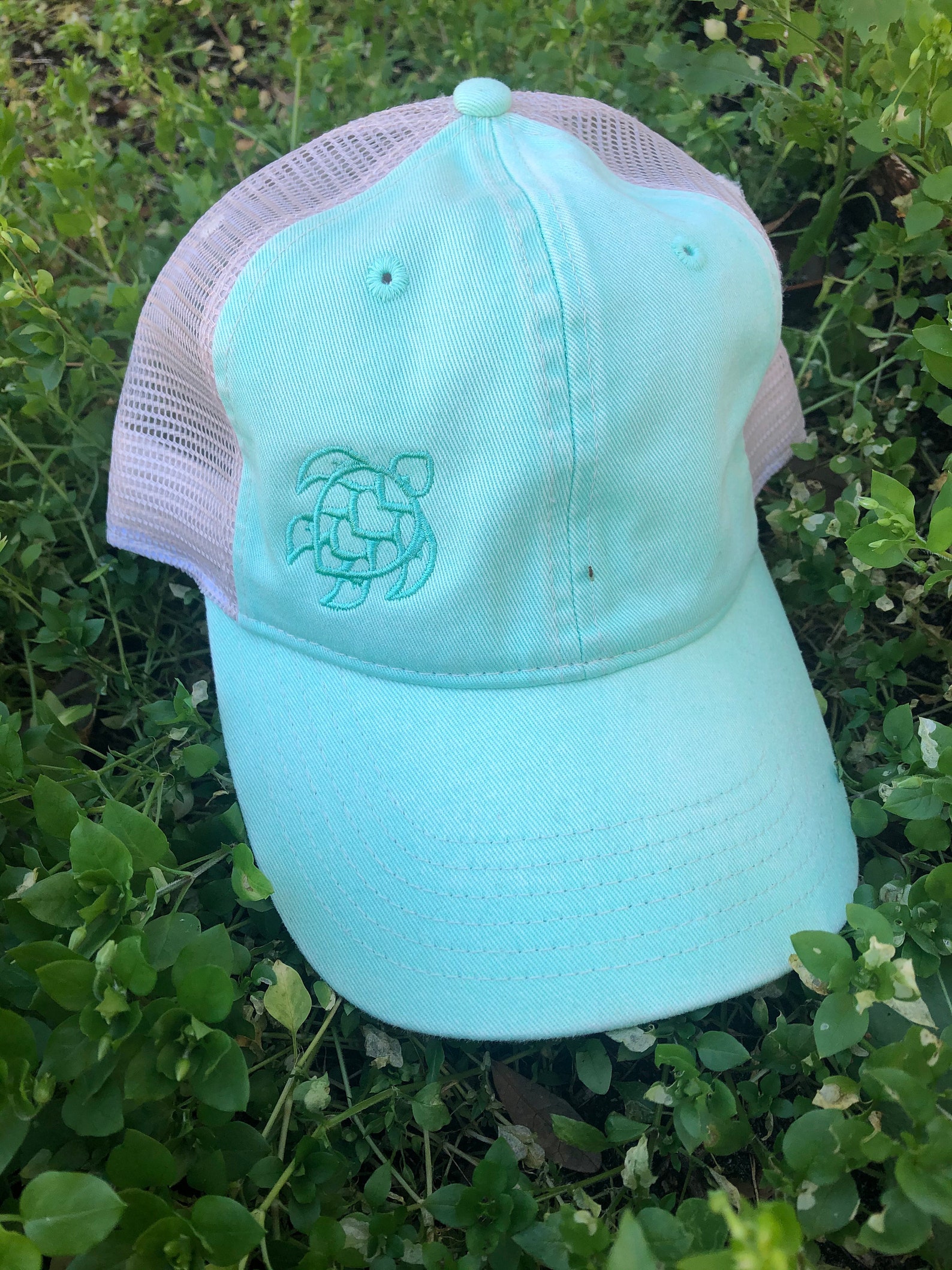 Turtle Hat Baby Turtle Love Turtle Heart Embroidered - Etsy