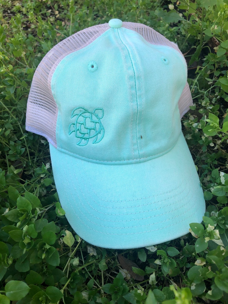 Turtle Hat Baby Turtle Love Turtle Heart Embroidered - Etsy