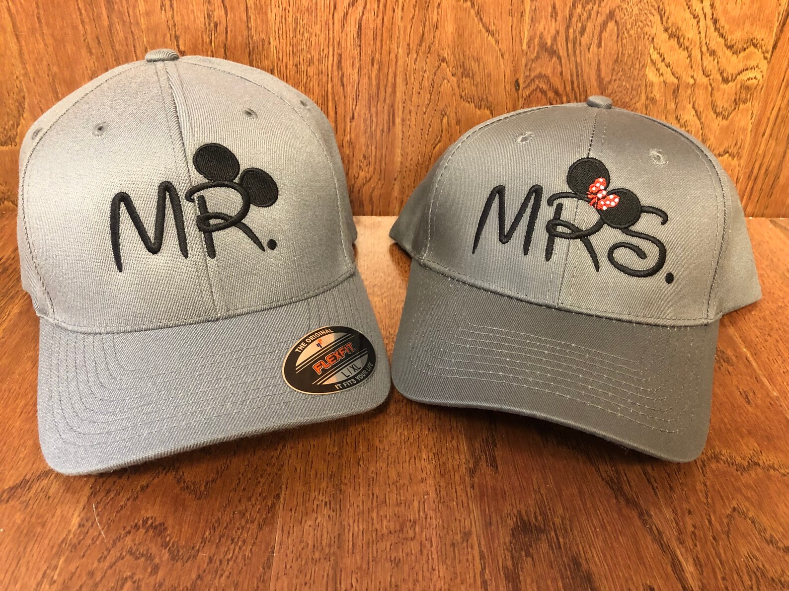 Mr. and Mrs. Hat GREY Mrs. Ears Hat Ears Baseball Cap Mouse - Etsy