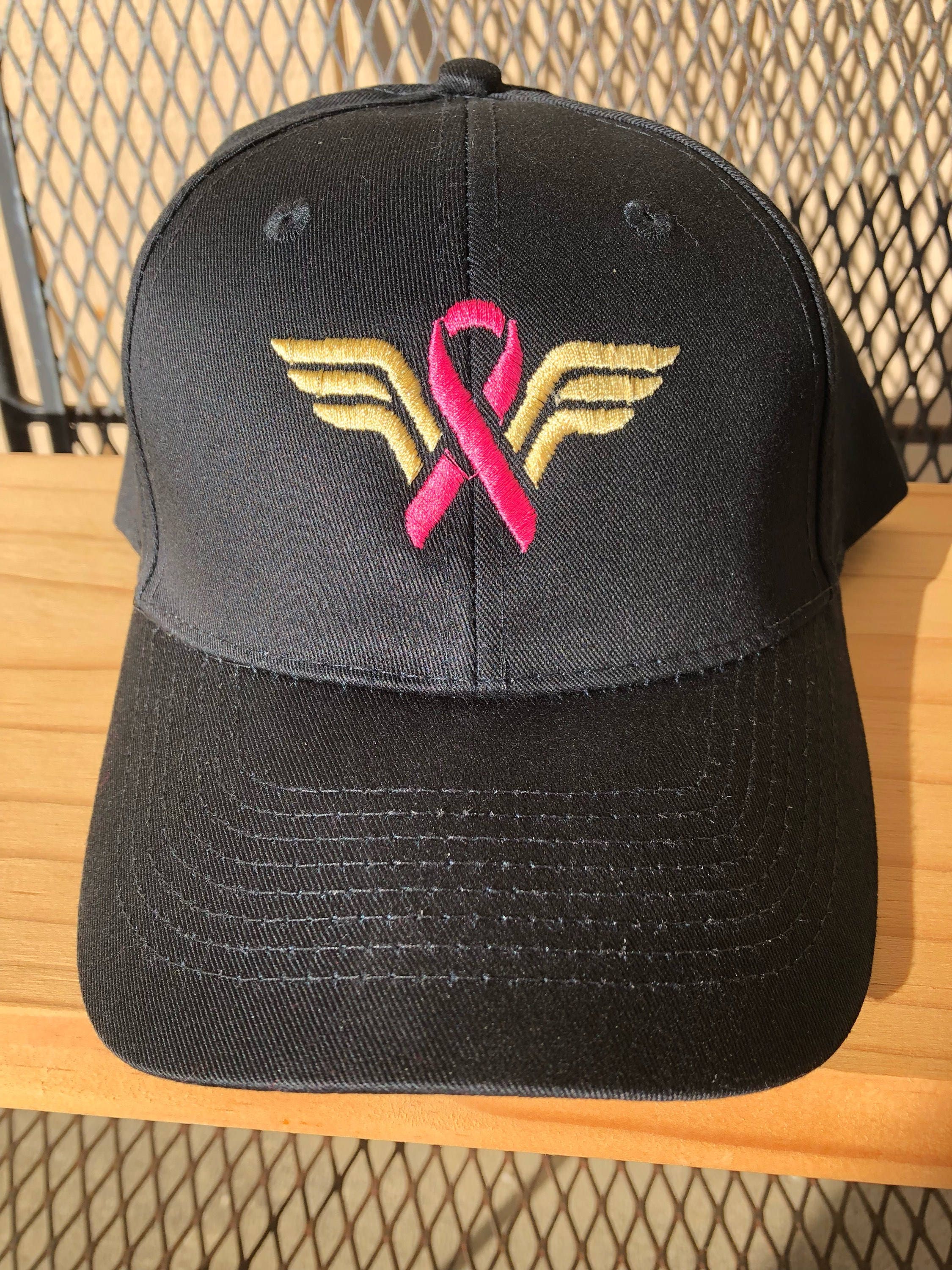 Pink Ribbon hat Cancer Survivor hat Wonder Woman Cancer | Etsy