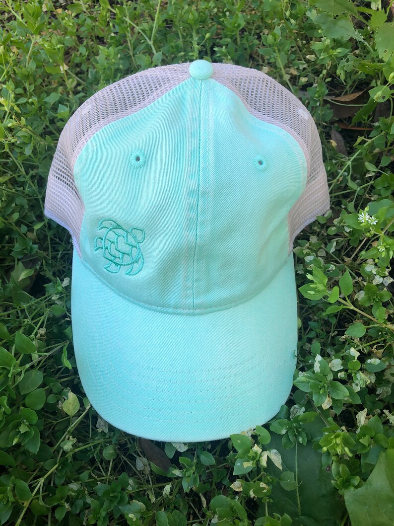 Turtle Hat Baby Turtle Love Turtle Heart Embroidered - Etsy