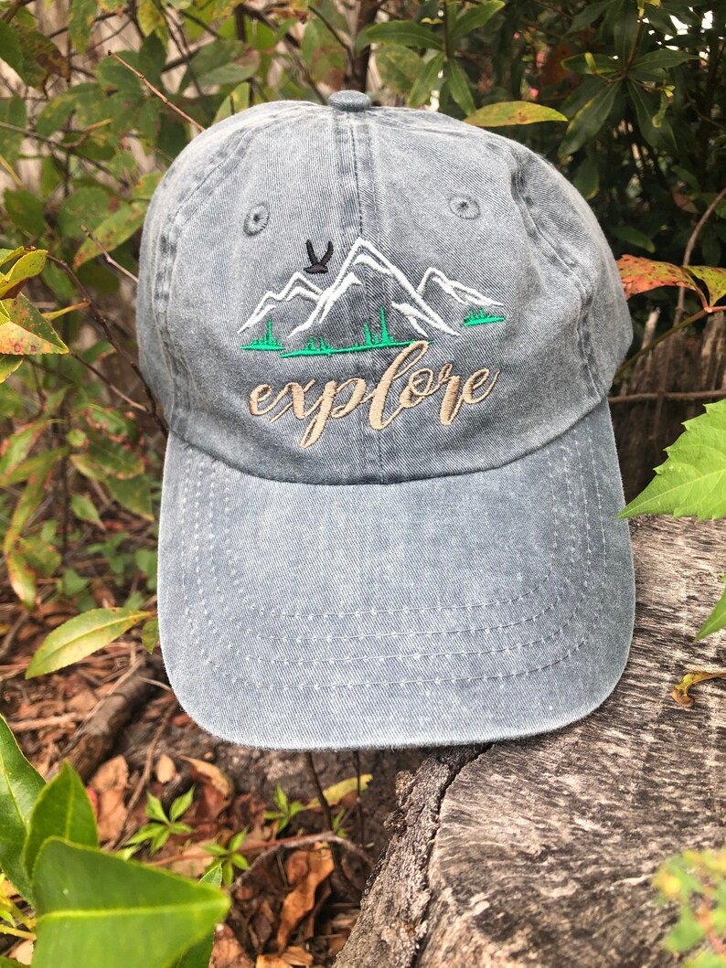 Explore Hat Wanderlust Hat the Mountains Are Calling | Etsy