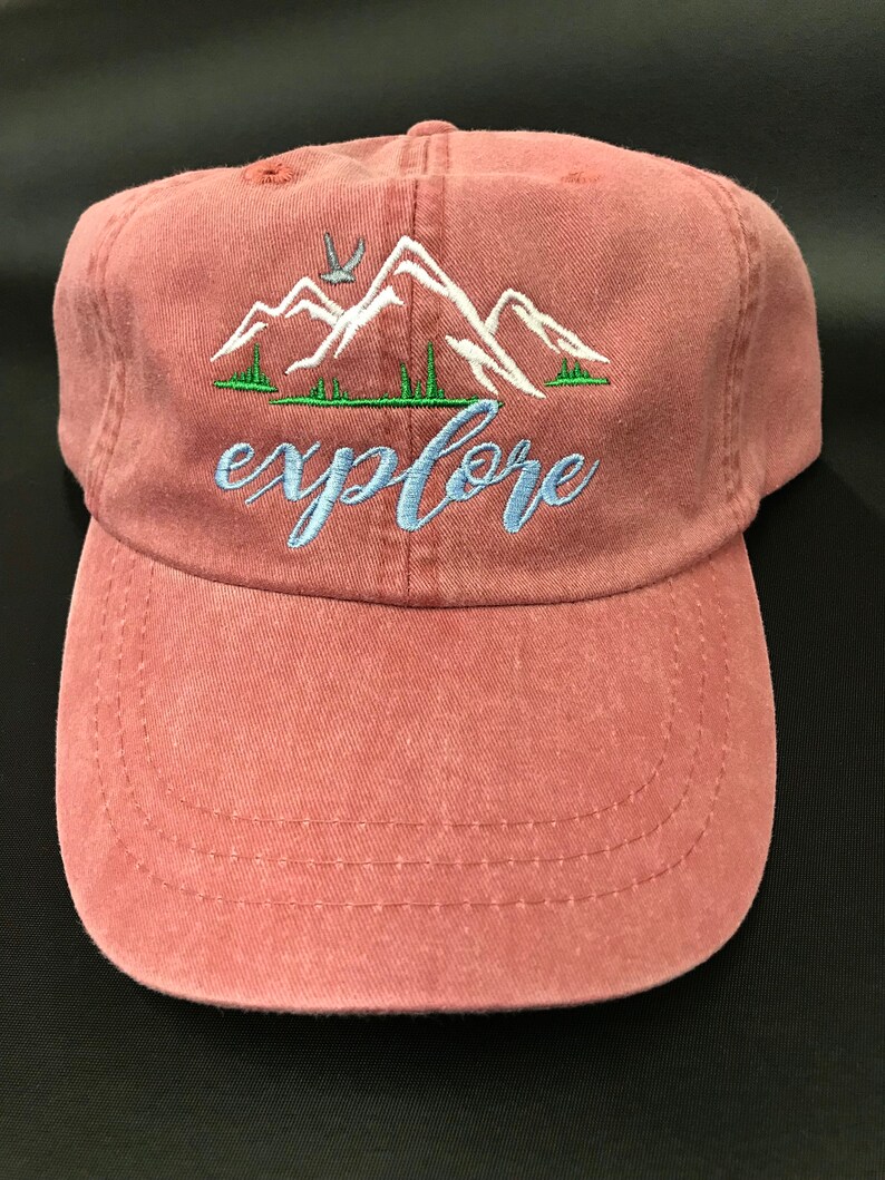 Explore Hat, Wanderlust Hat, the Mountains Are Calling, Adventure ...