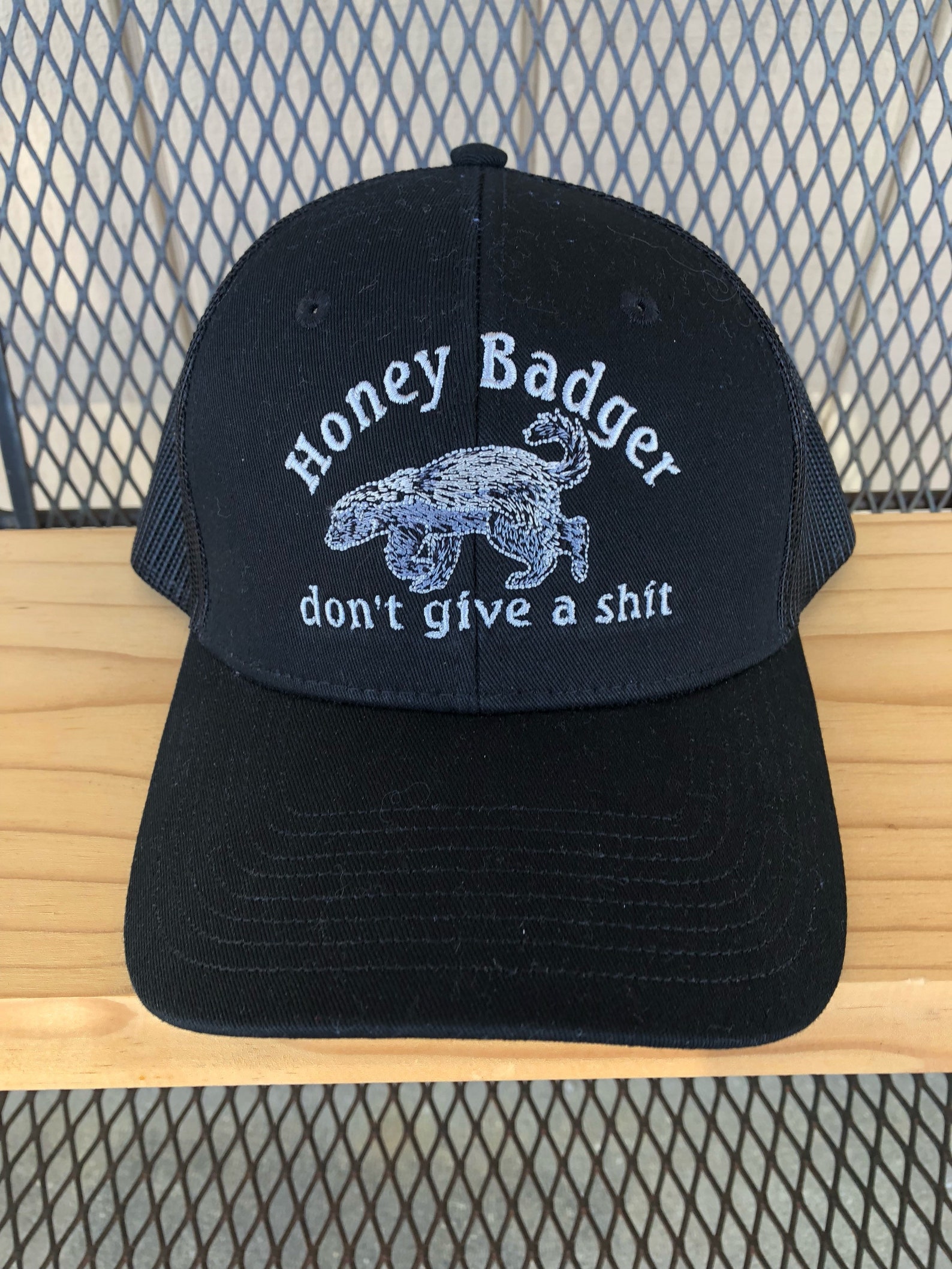 Honey Badger Trucker Hat, Don't Give A, Father's Day, Retirement Hat - Etsy