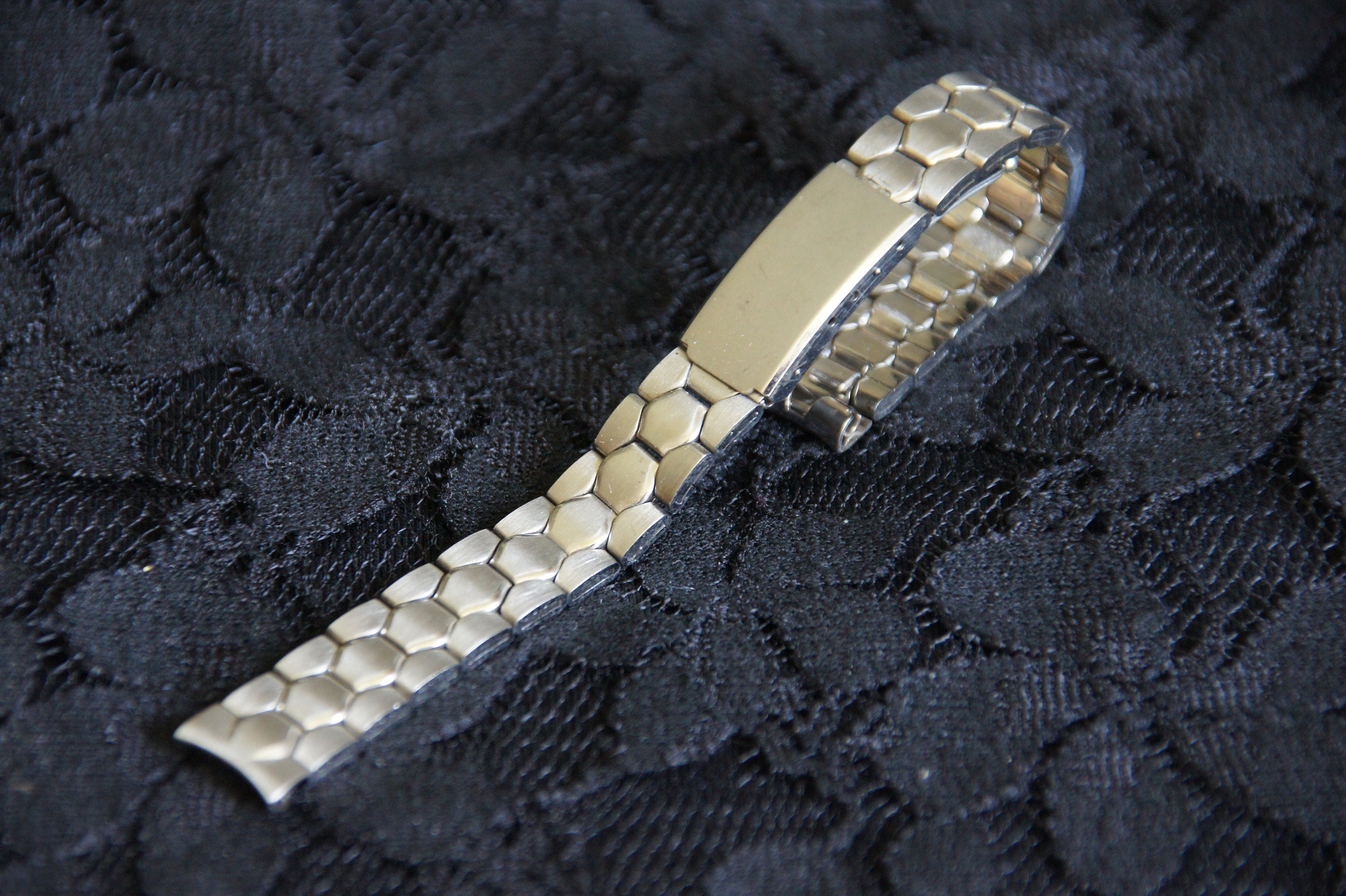 Watch Strap NOS Brand STELUX in Stainless STEEL Folding - Etsy