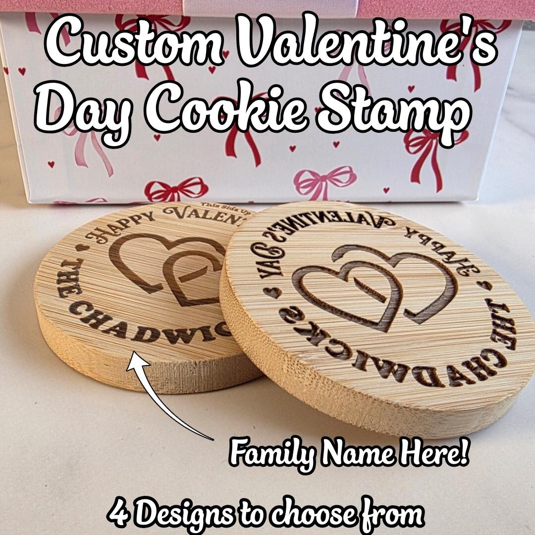 Custom Valentine’s Day Cookie Stamp – Personalized Family & Love ...