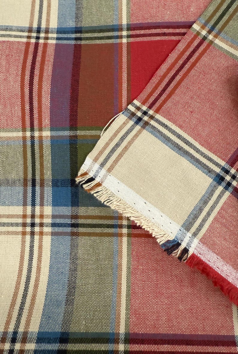 Garrett Plaid-multi Plaid-plaid-plaid Fabric - Etsy